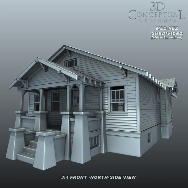outhouse house 3d model