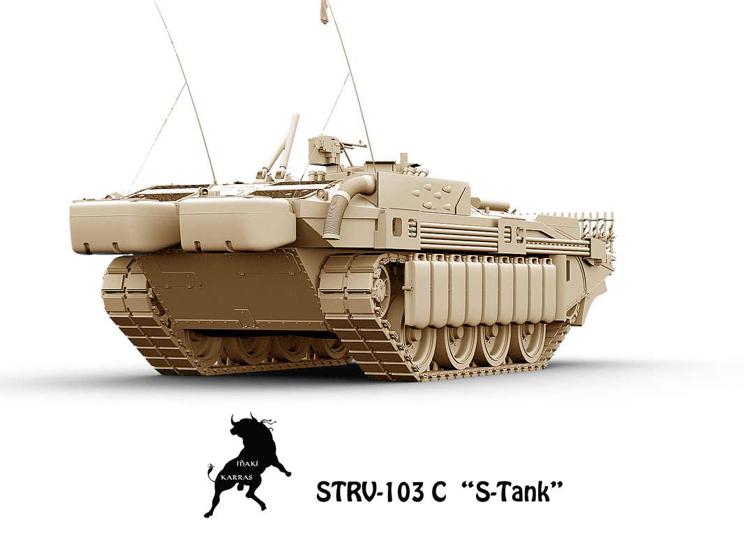 3d max swedish tank