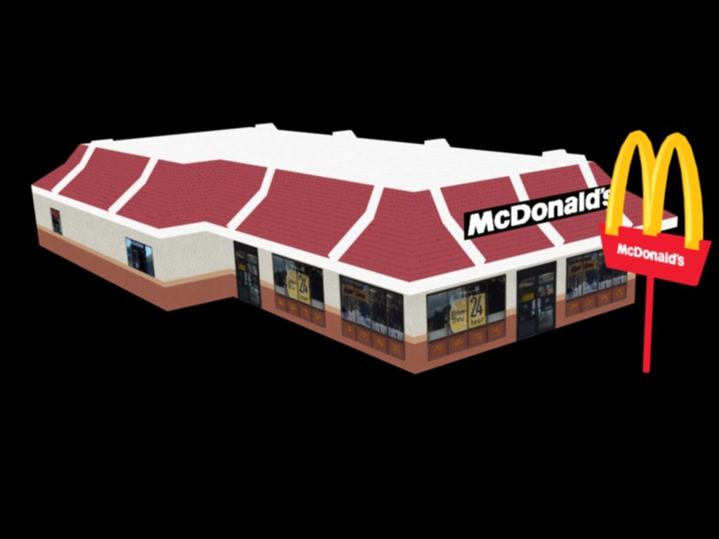 3d mcdonald s