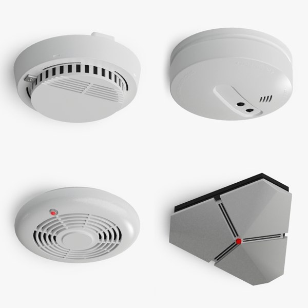 smoke detector 3d model