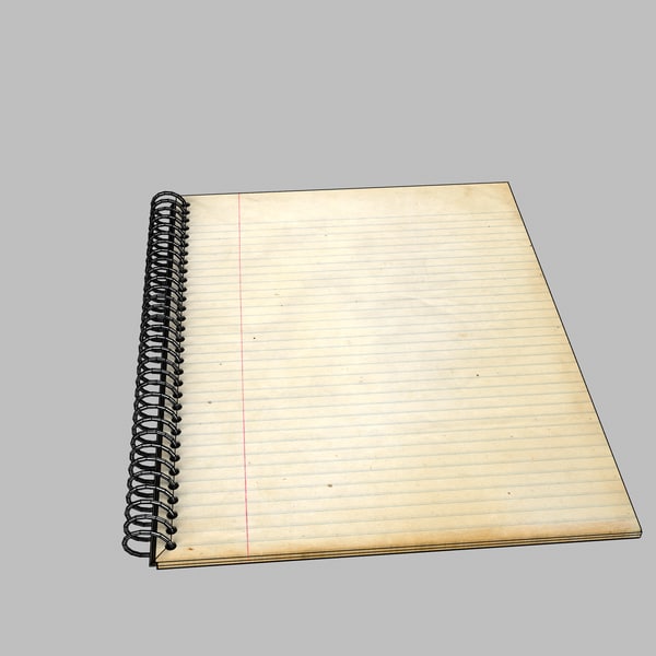 3d lwo notebook prop