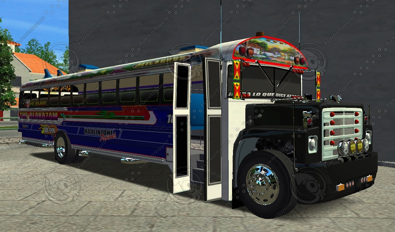 3d buses z3d model