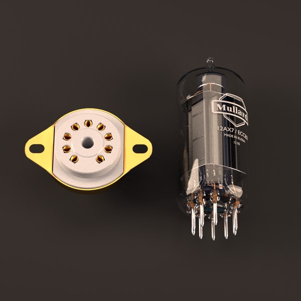 vacuum tube socket 12ax7 3ds