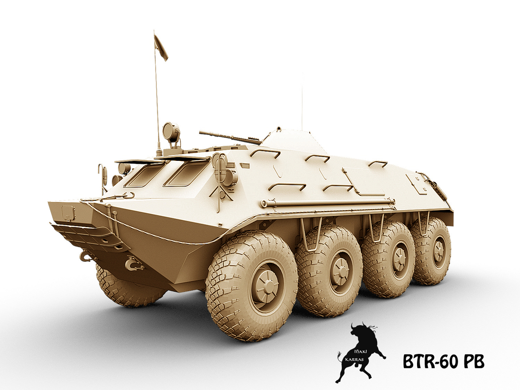 btr tank 3d model