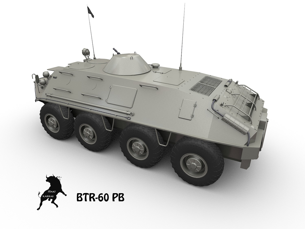 btr tank 3d model