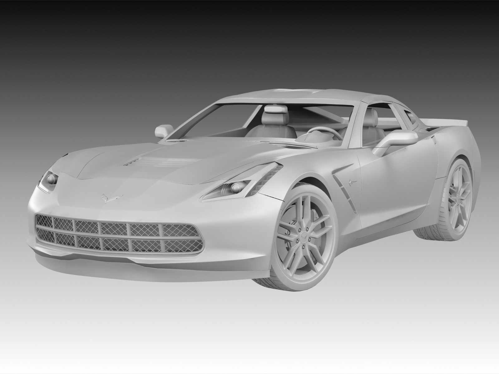3d chevrolet corvette c7