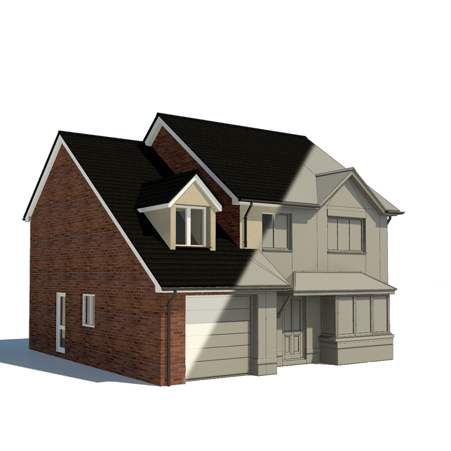 house home 3d obj