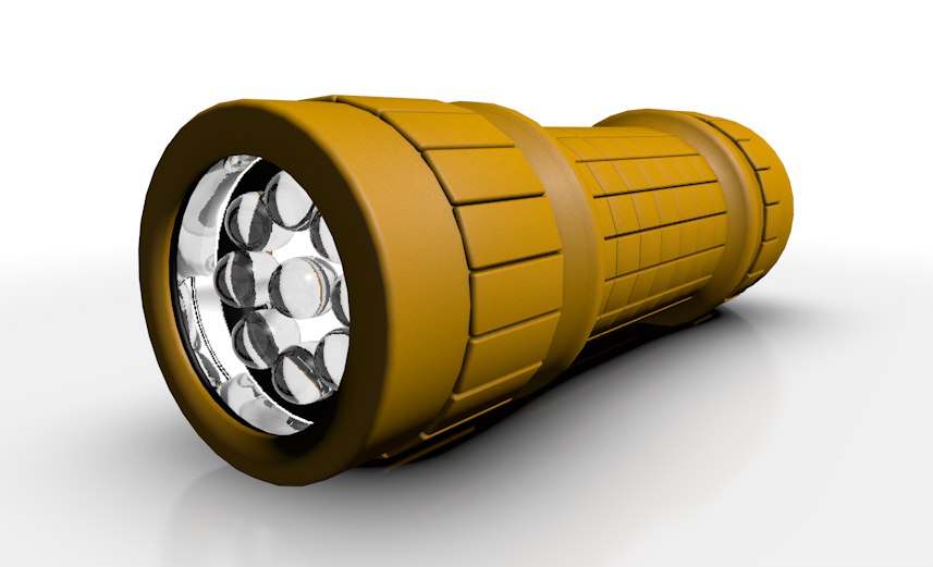 3ds max flashlight led light