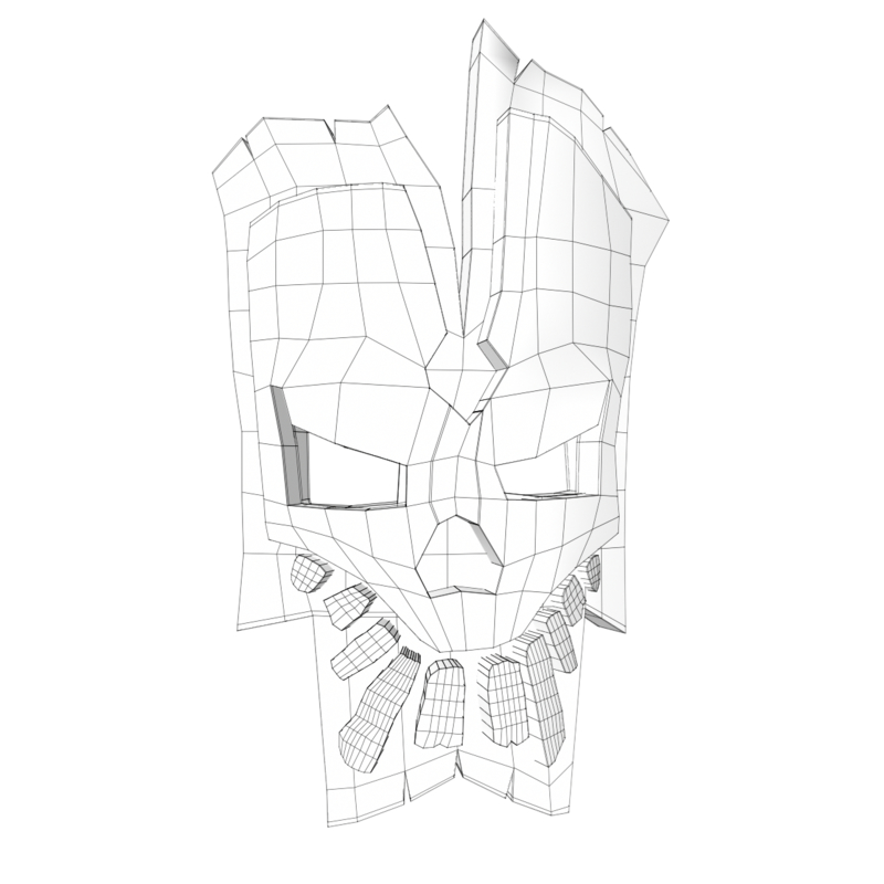 voodoo mask 3d model