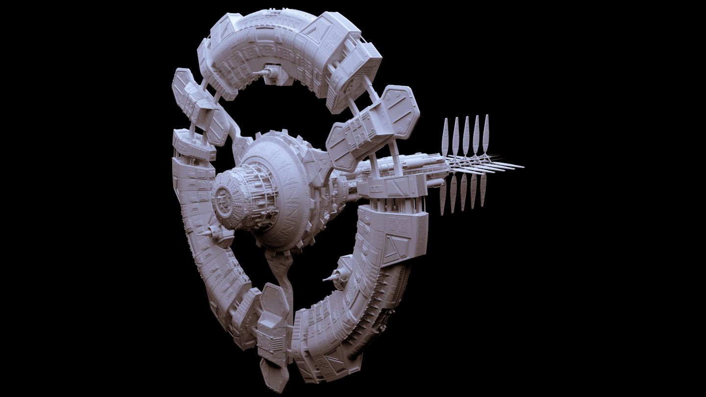 space station obj free