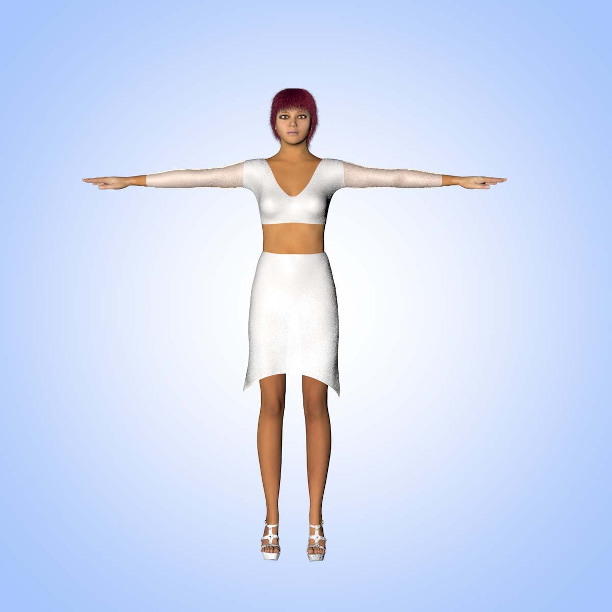 3ds max female character maggy
