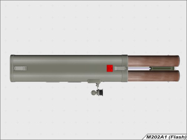 3d model m202a1 rocket