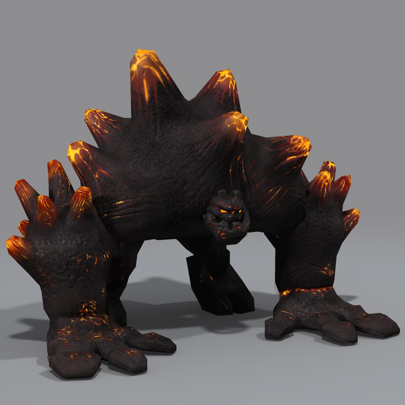 3d model magma rpg