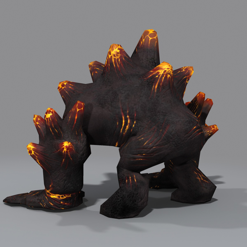 3d model magma rpg