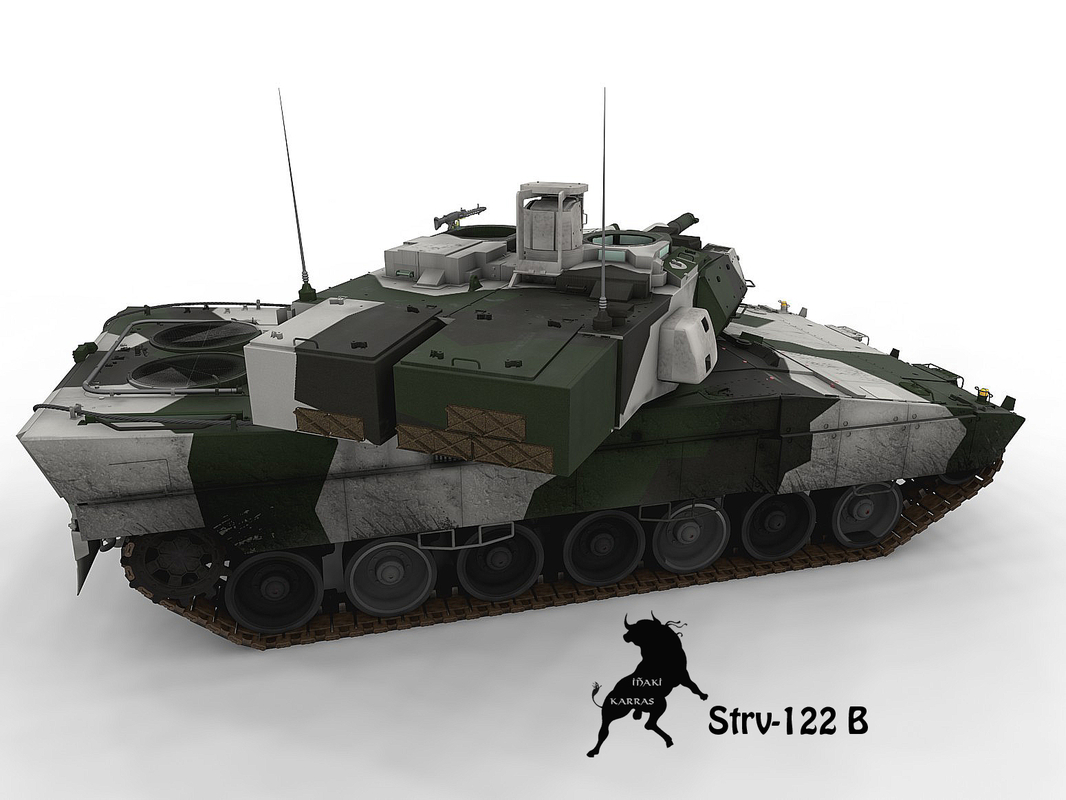 modelo 3d STRV-122 B Esquema De Invierno - TurboSquid 724270