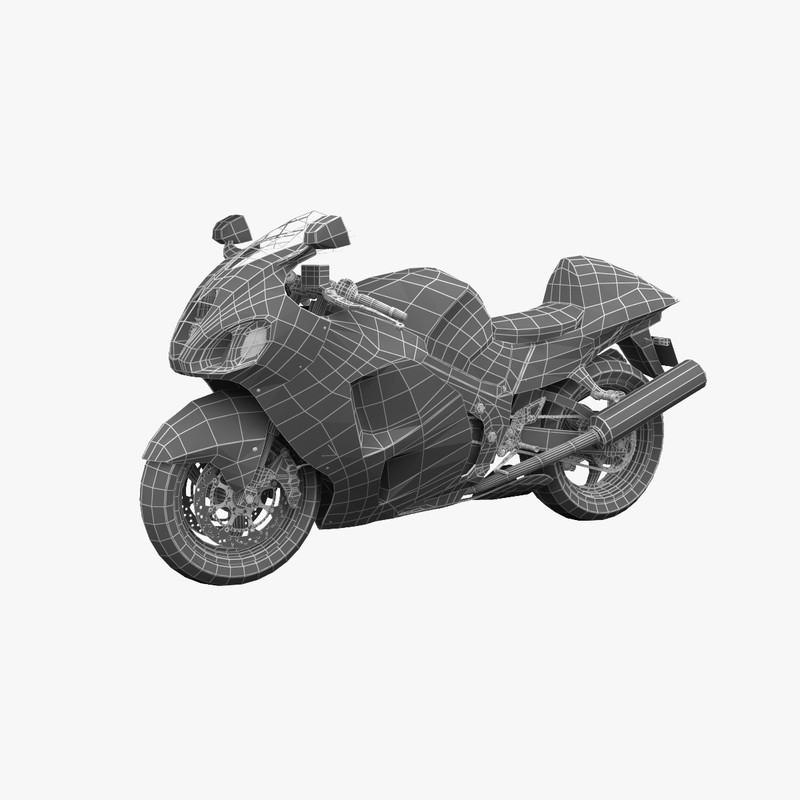 motorcycles 16 3d model