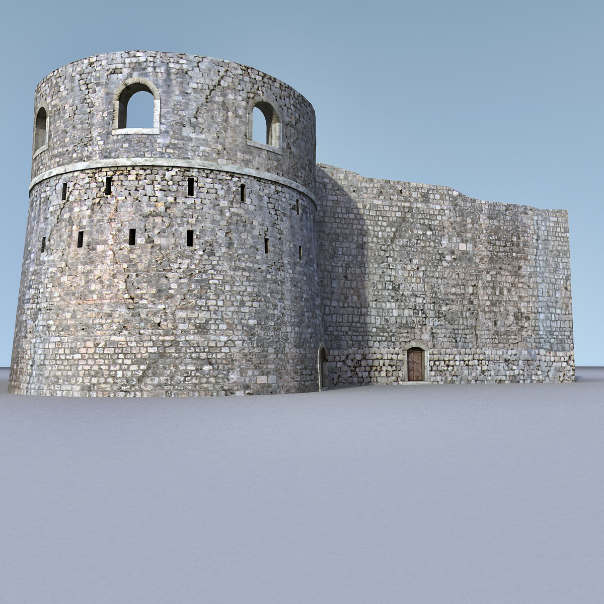 fortress european 3d model