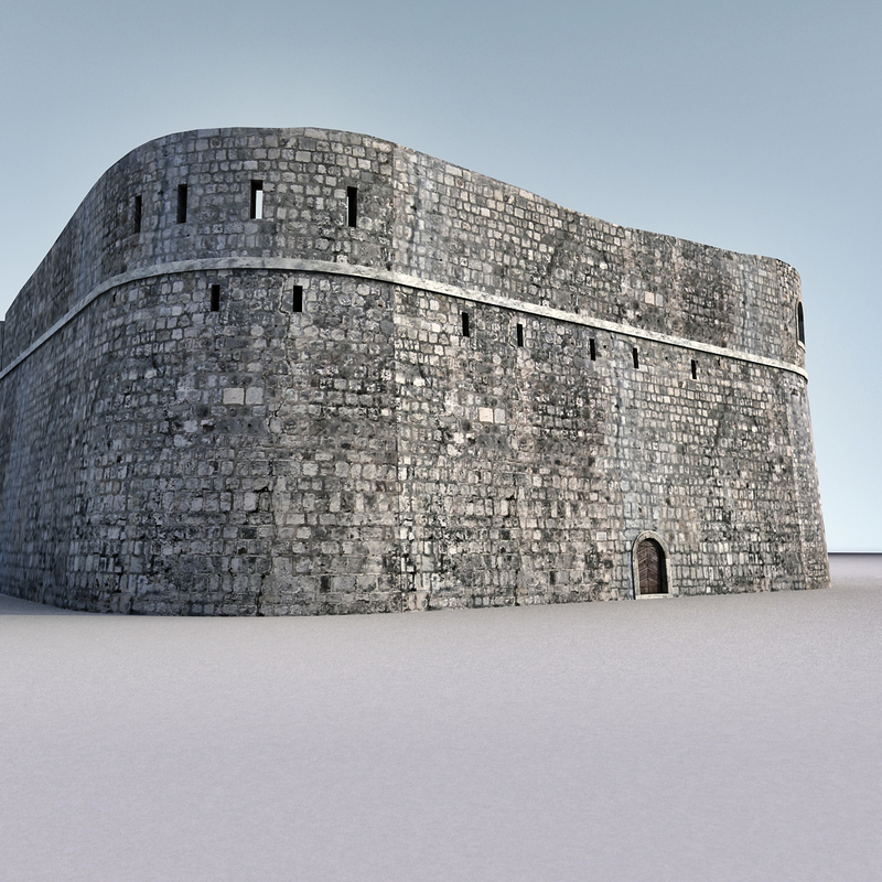 fortress european 3d model