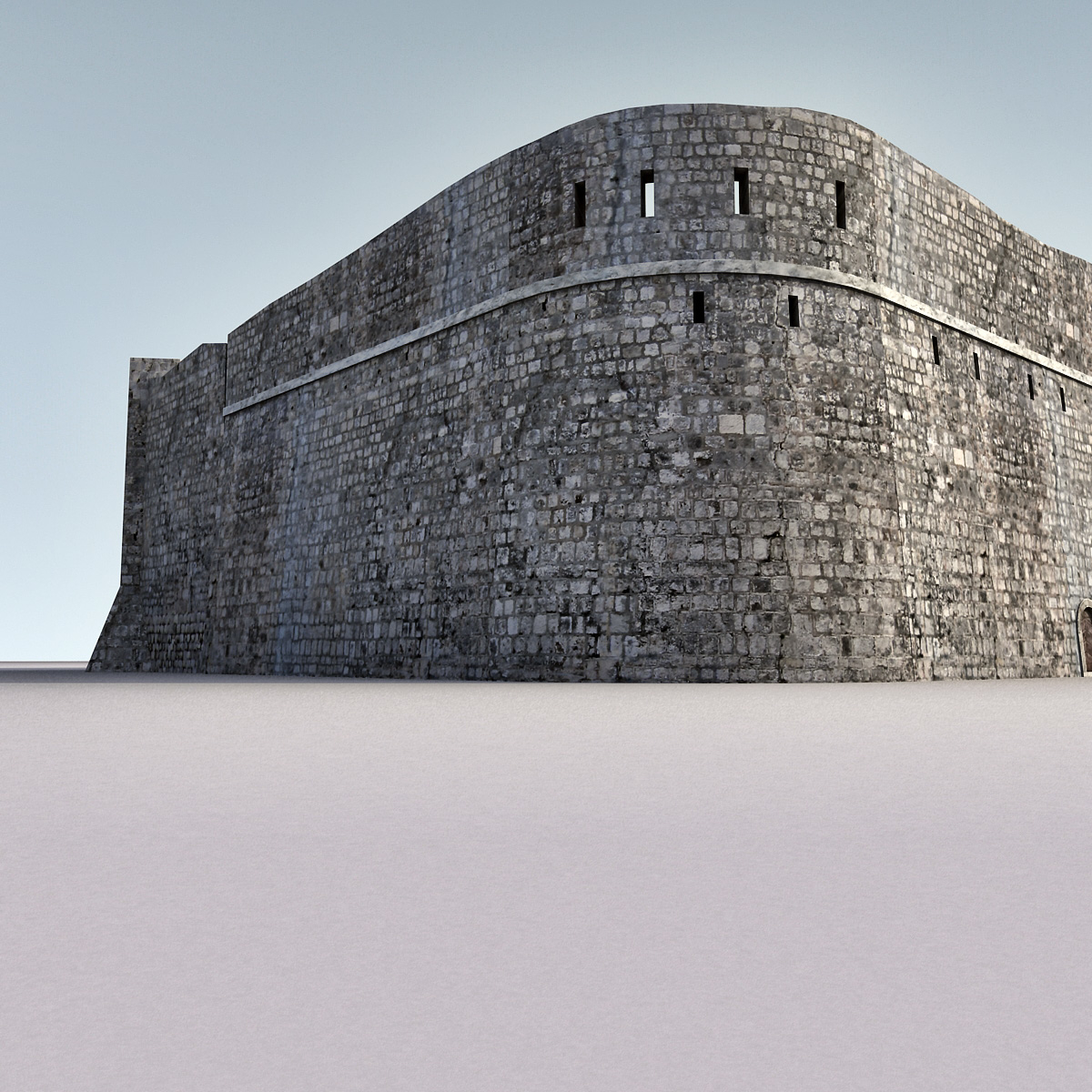 fortress european 3d model
