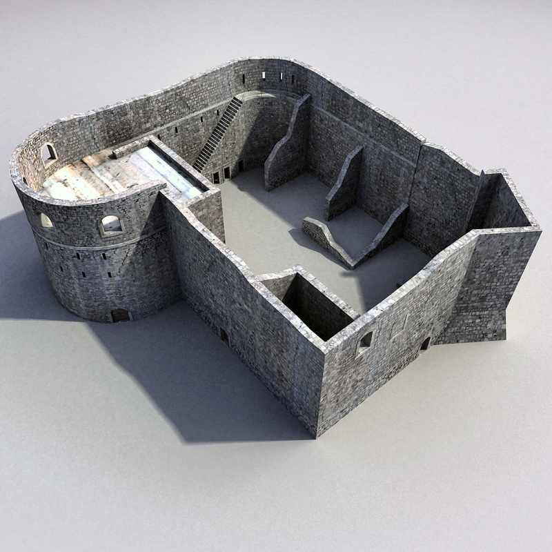 fortress european 3d model