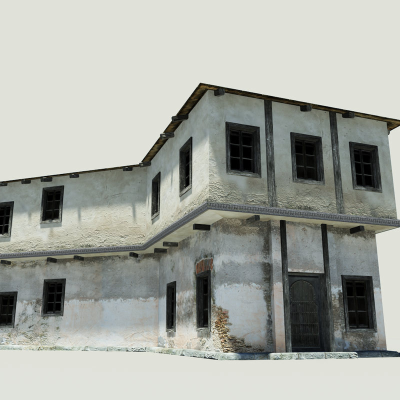 3d model old house