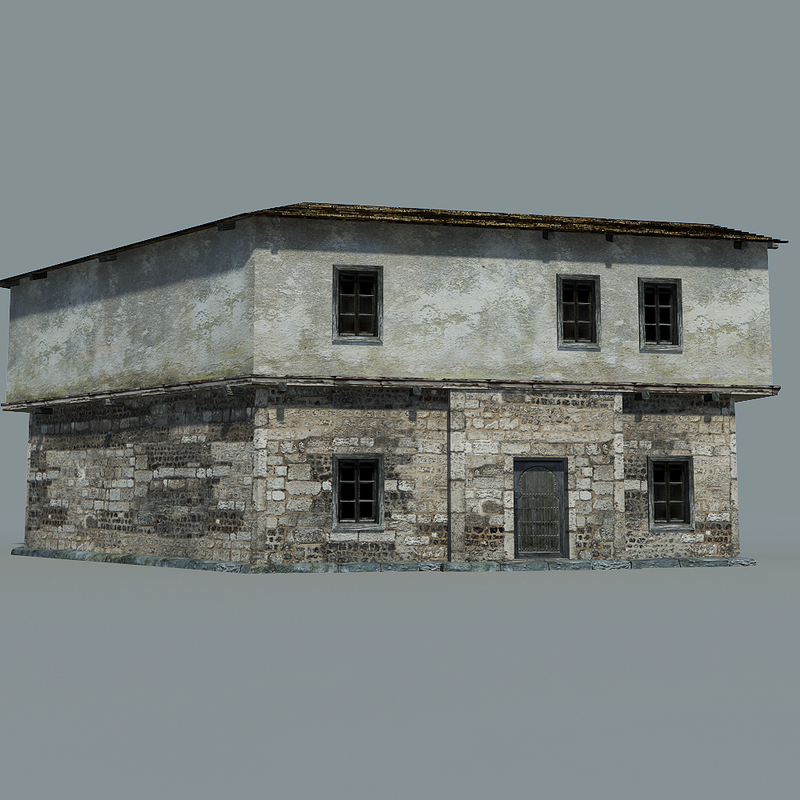 3d model old house