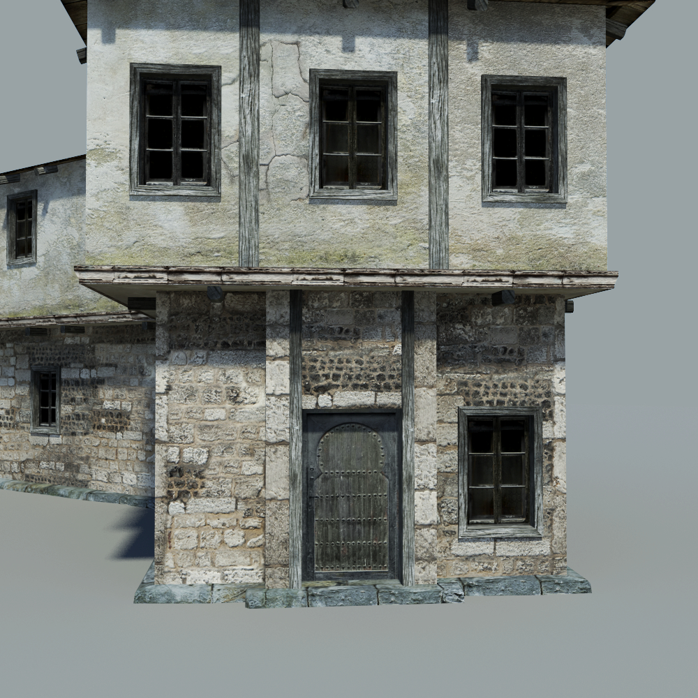 3d model old house