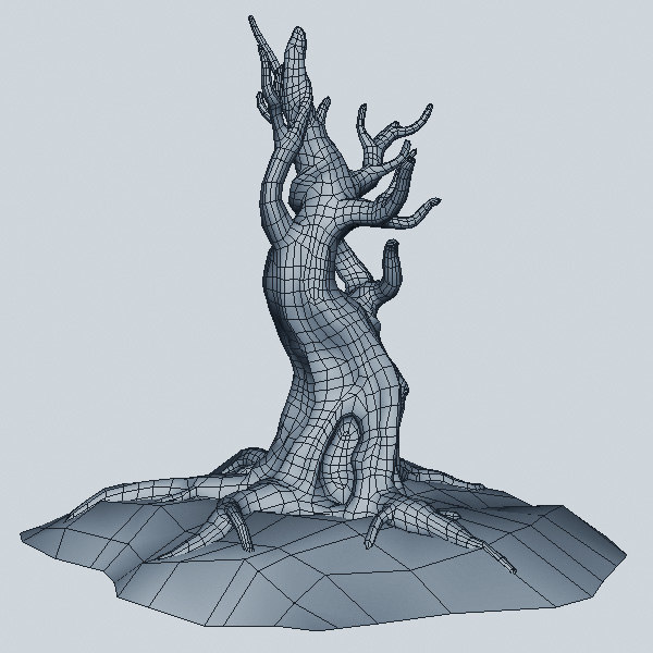 tree landscape 3d model