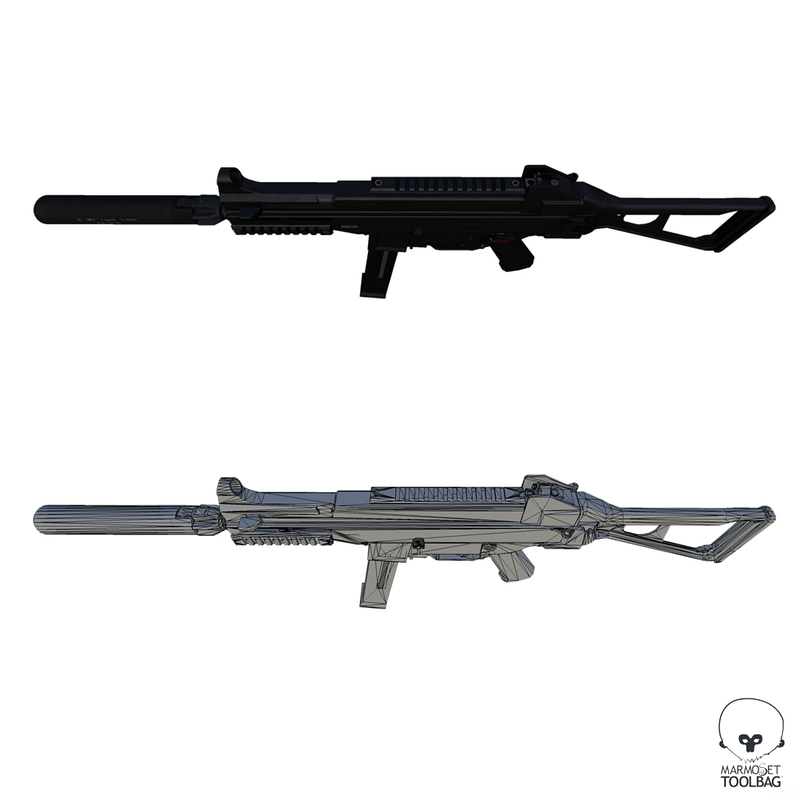 3dsmax hk ump 45 silencer