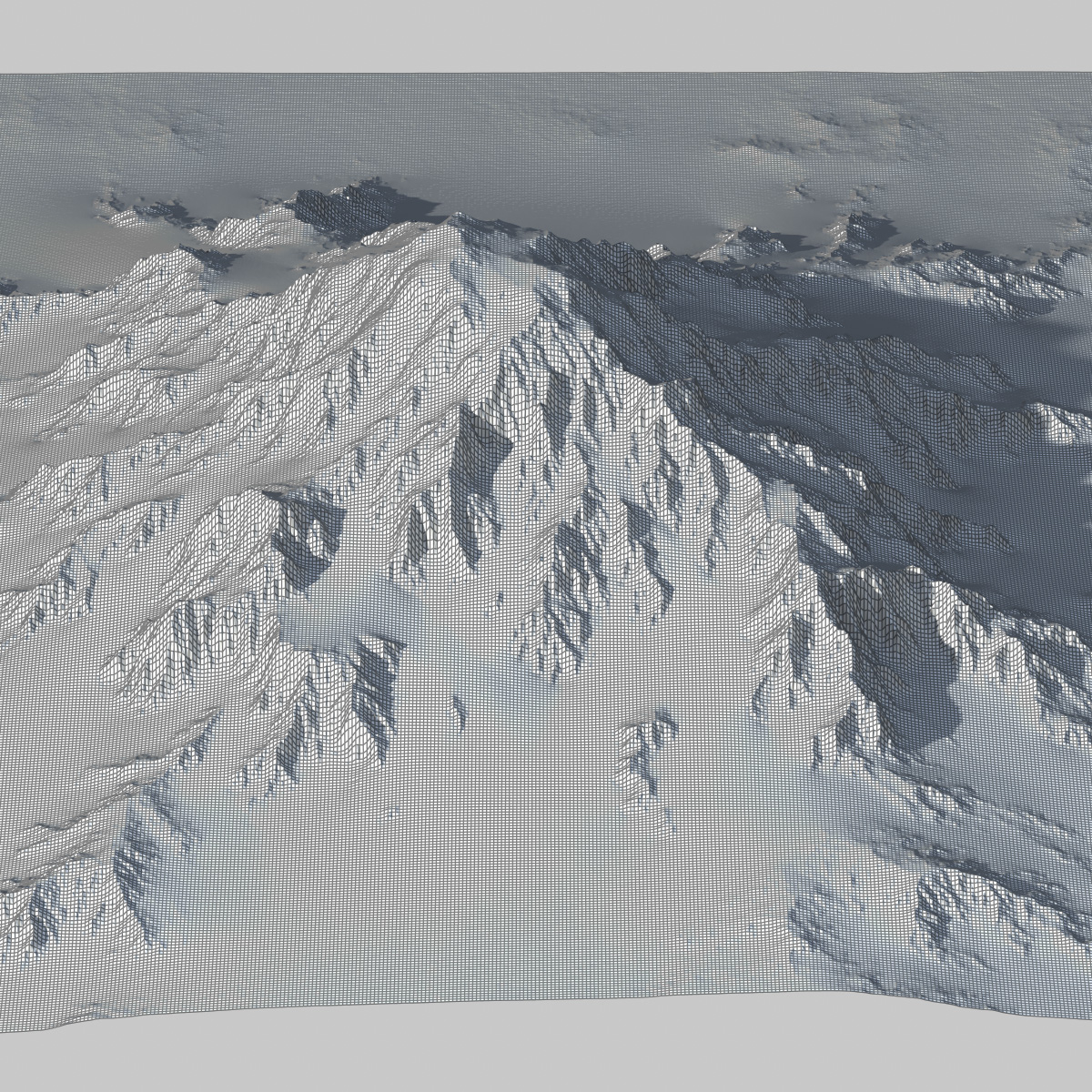 3dsmax mountainous terrain