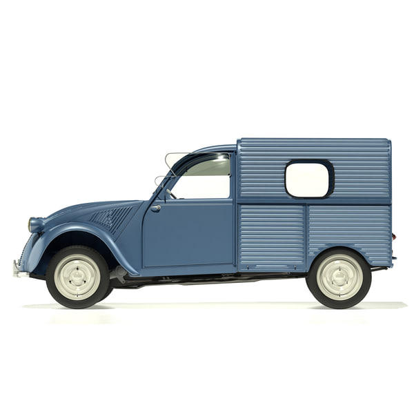 3d max classic citroen 2cv azu