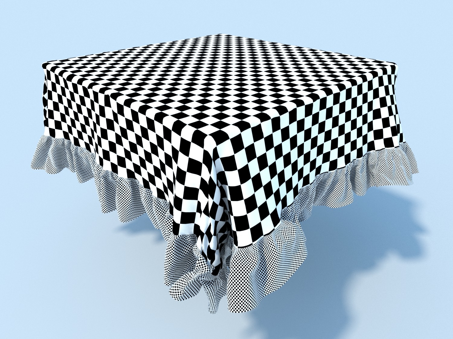 table cloth tablecloth 3d model