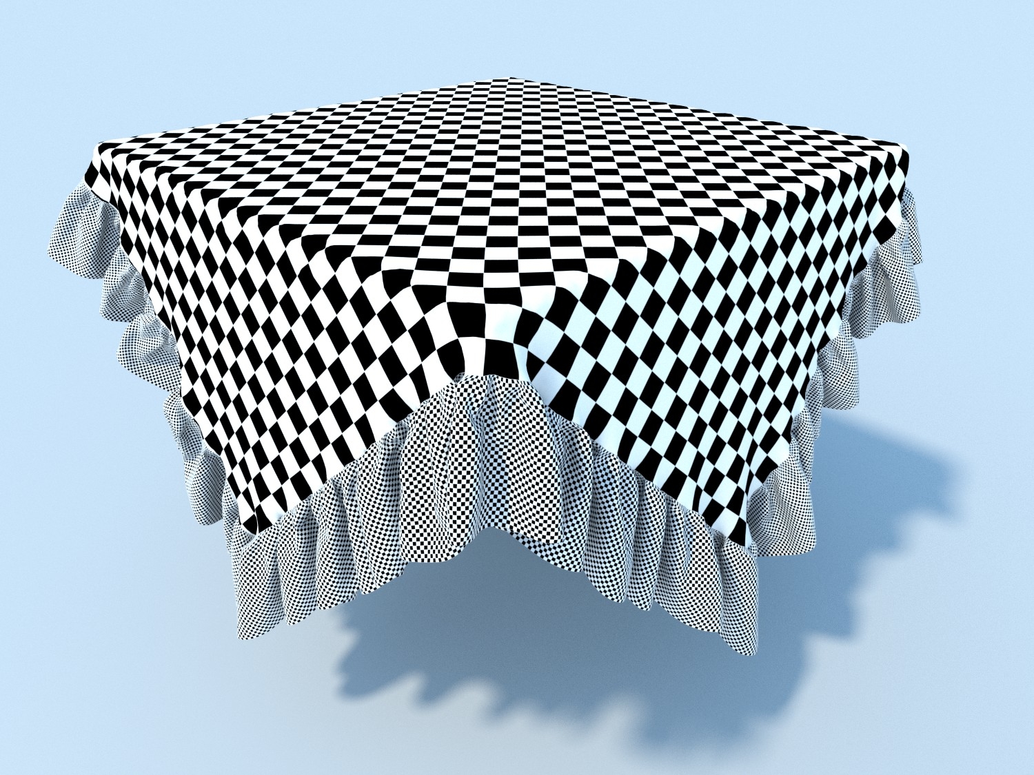 table cloth tablecloth 3d model