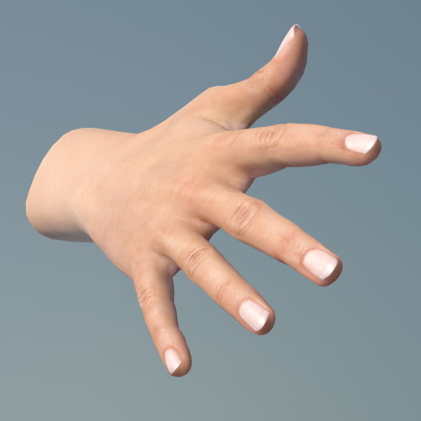 obj female hand