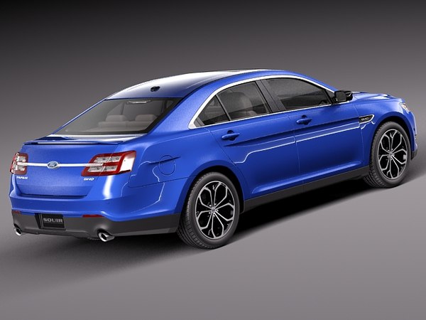 3d model of taurus 2013 sedan sho