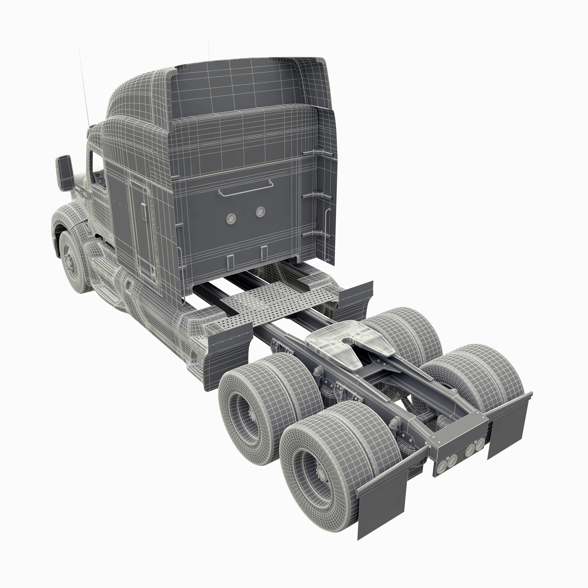 3dsmax semi truck