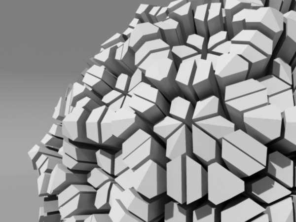3d Voronoi Tesselation Model