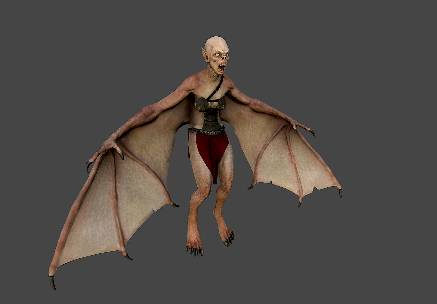 3d model vampire female