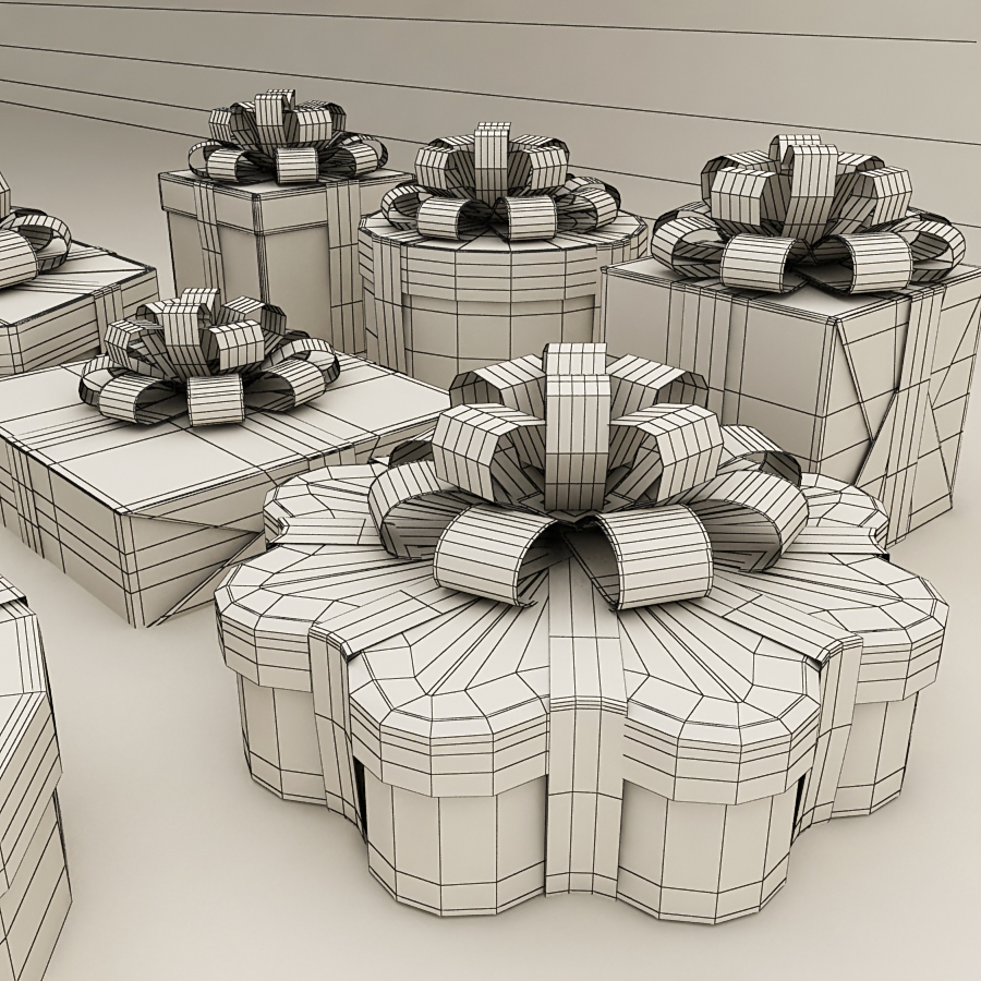 gifts 3d max