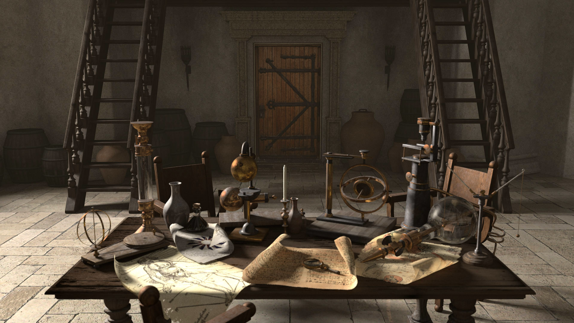 alchemist laboratory c4d