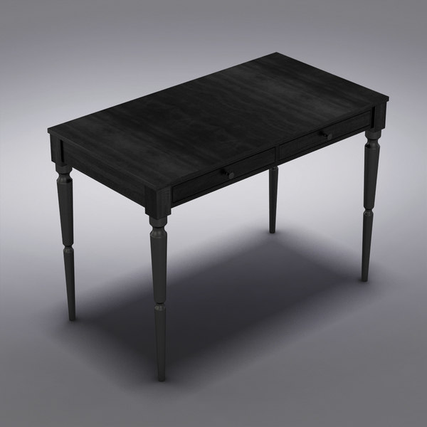 modelo 3d Crate & Barrel - Harlow Vanity-Desk - TurboSquid 702541