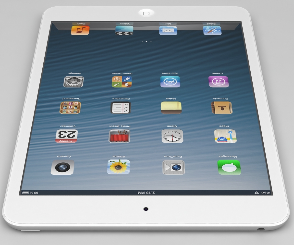apple ipad mini black 3d dwg