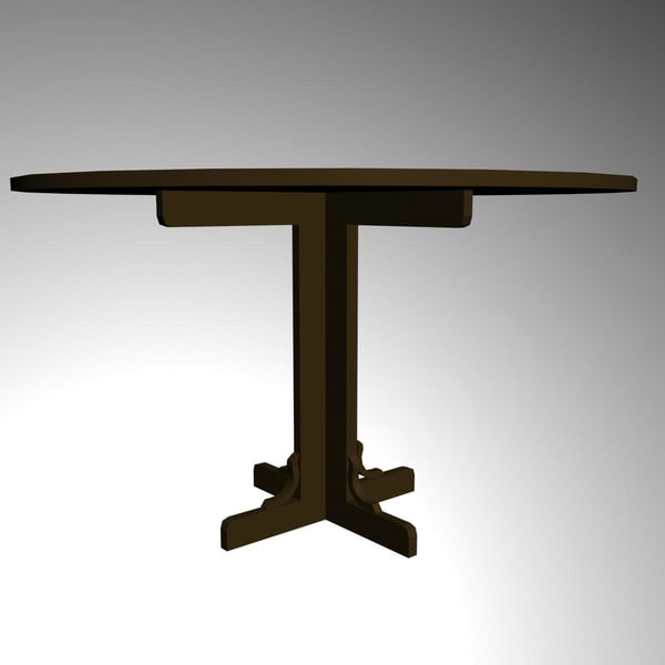 3ds max table