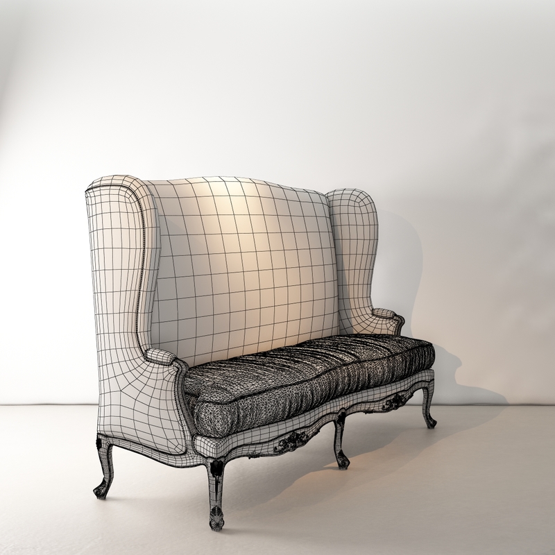 3d model sofa