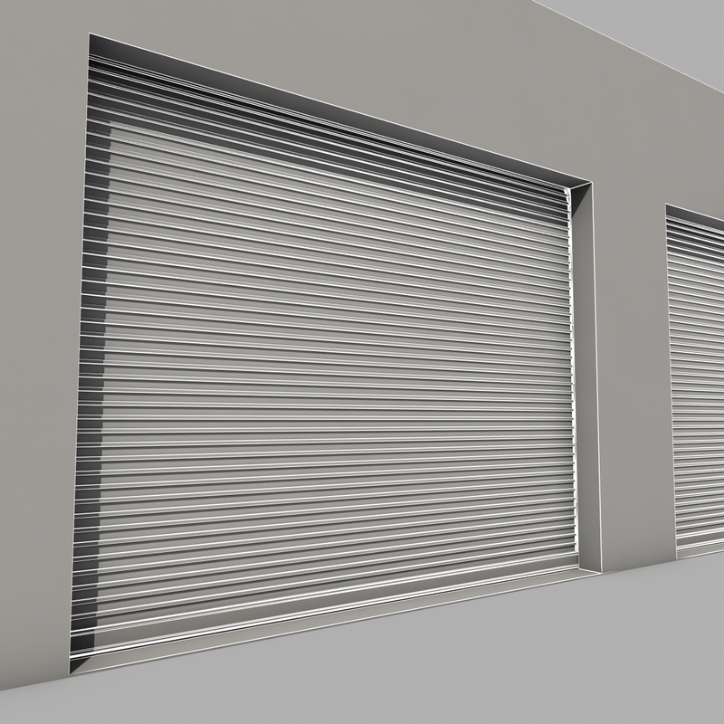 storage garage animation 3d model