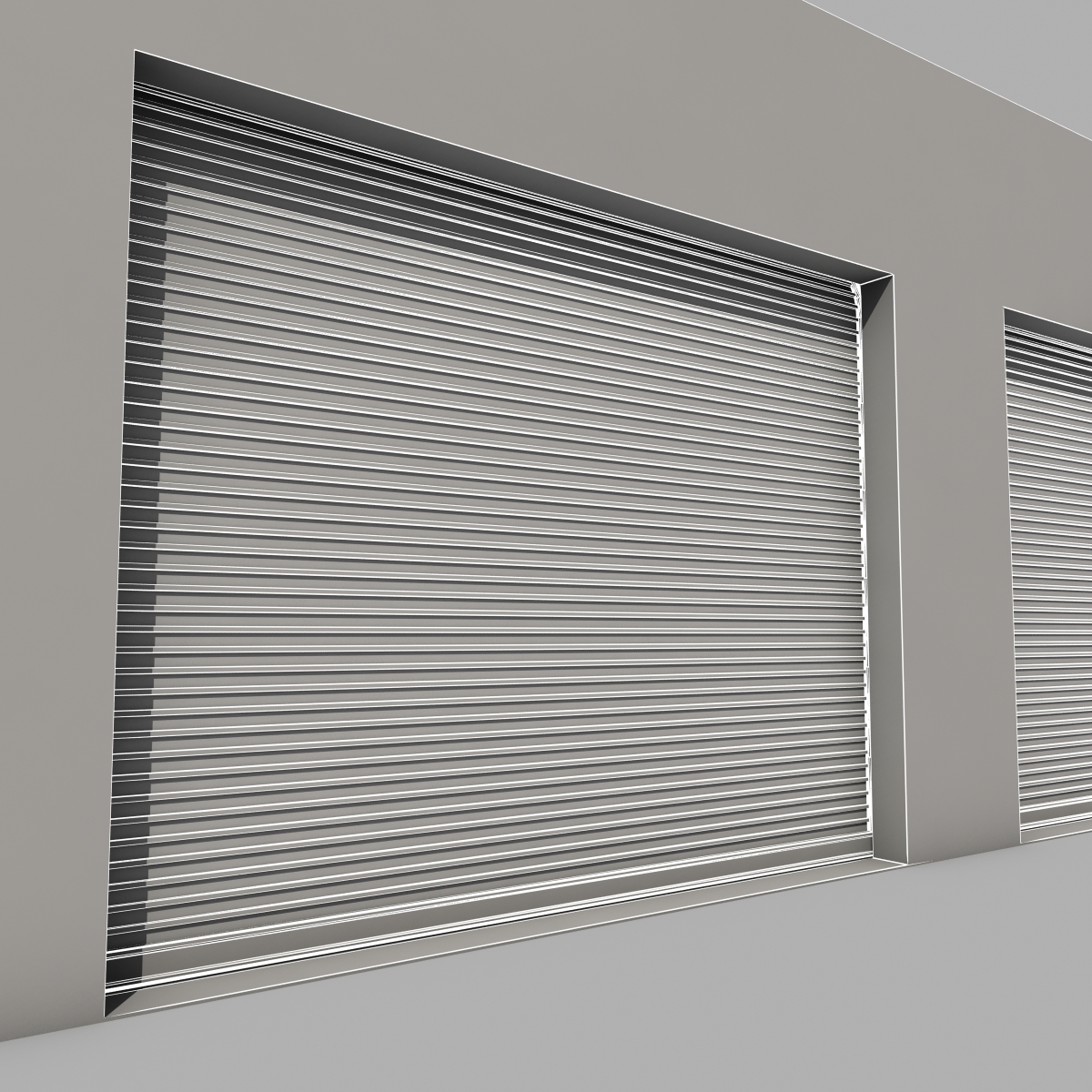 storage garage animation 3d model