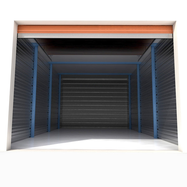 storage garage animation 3d model
