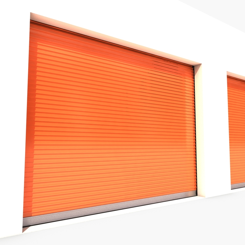 storage garage animation 3d model