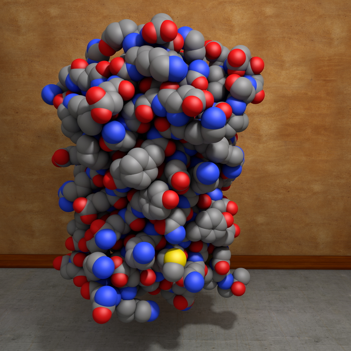 녹색 형광 단백질 GFP 3D 모델 - TurboSquid 729046