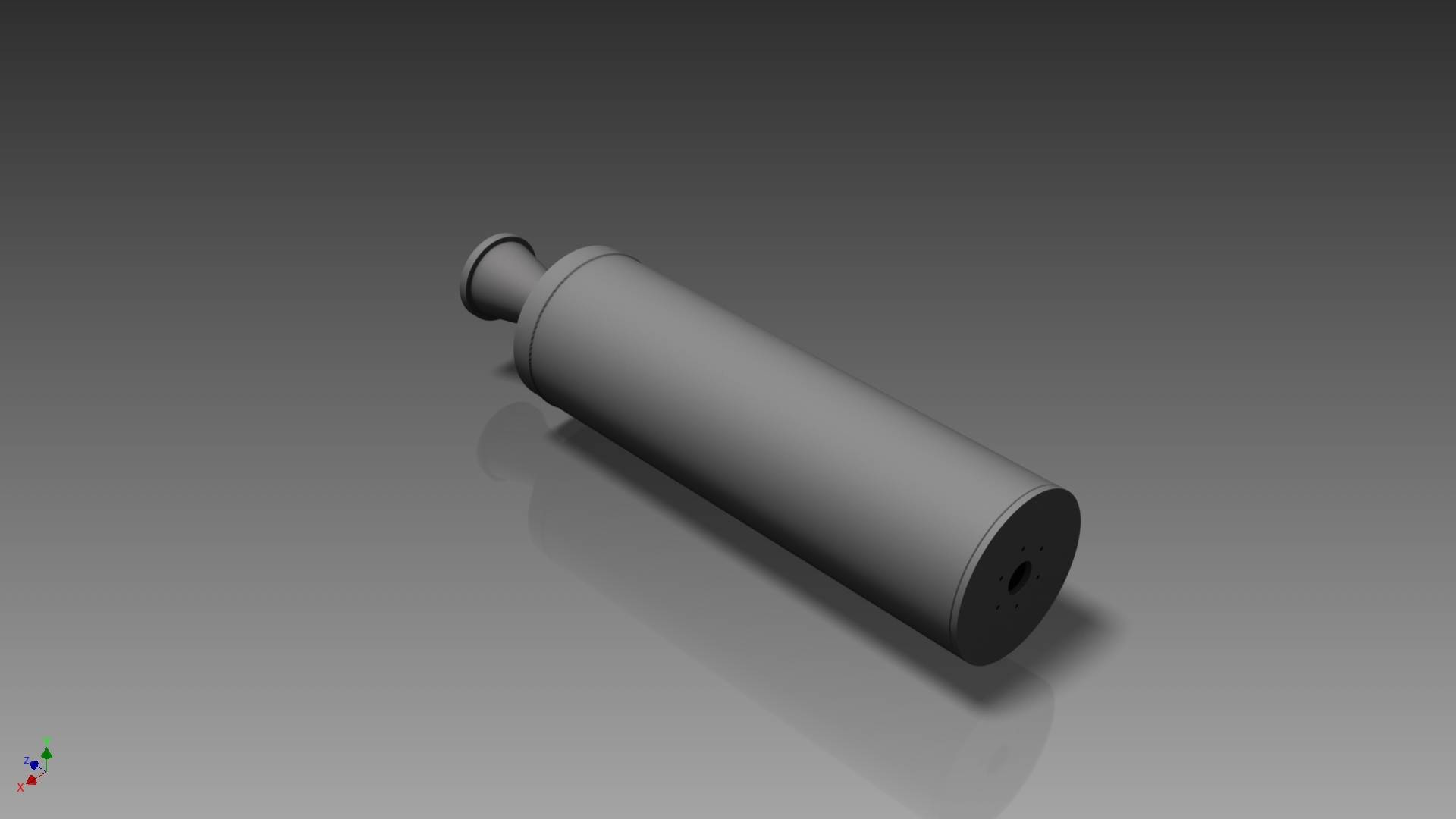 3d model sugar rocket motor